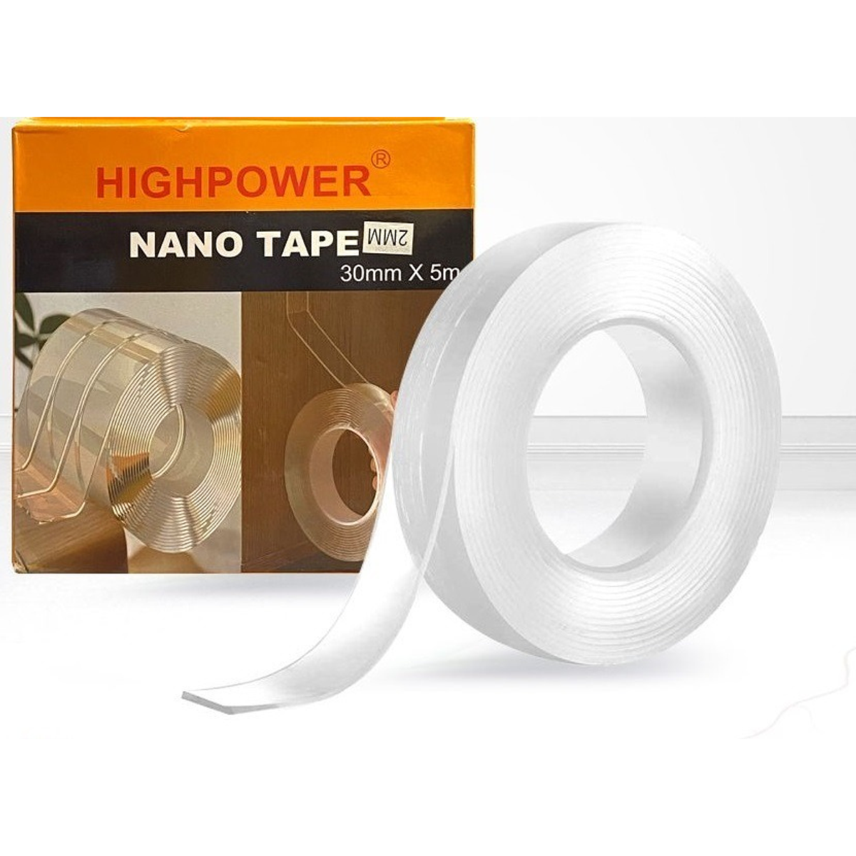 Cinta Doble Contacto 30mmm x 1mts