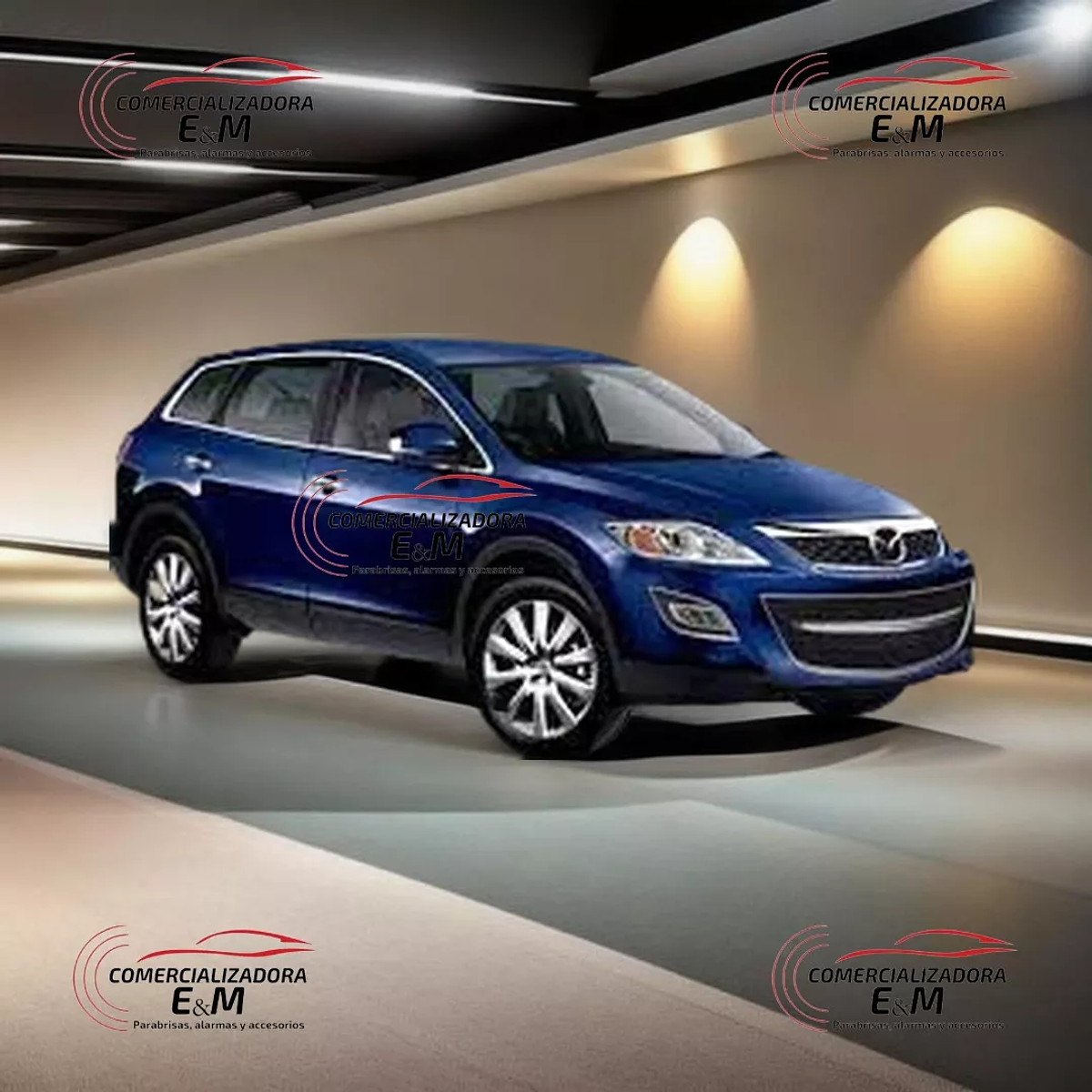 Vidrio Lateral Trasero Derecho Oscuro Mazda Cx9 07-16 Suv AL