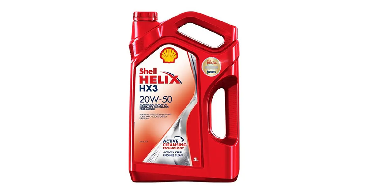 Aceite 20w50 Shell Hx3 4l