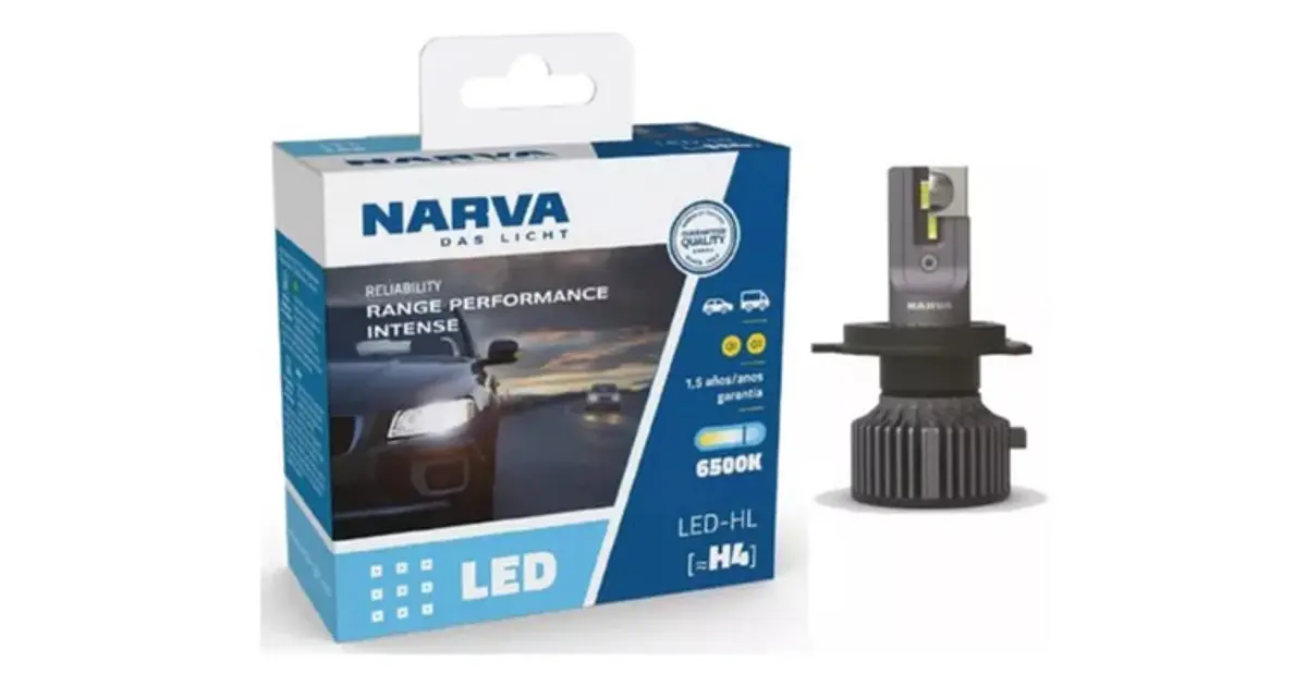 Kit Ampolletas Led H4 Narva 6500k 12/24v