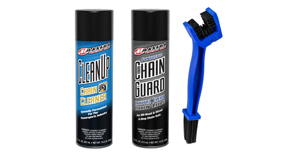Pack Limpiador Y Lubricante De Cadena Maxima Chain Guard