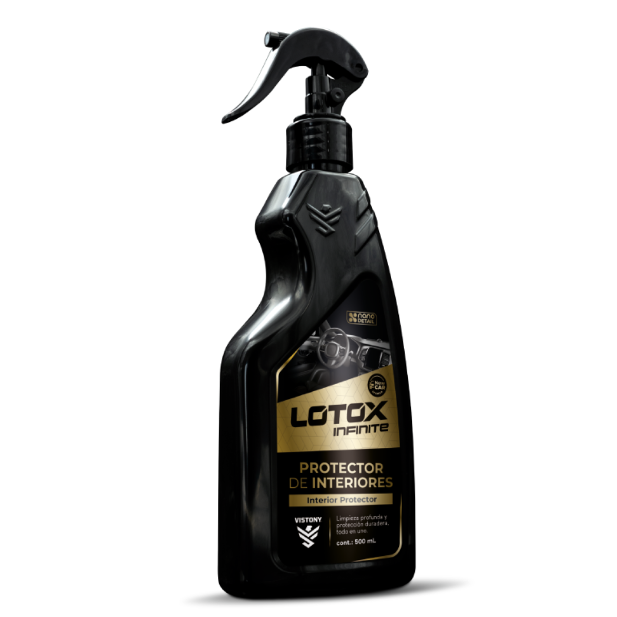 Protector de Interiores Lotox Vistony 500 ml | Acabado Mate