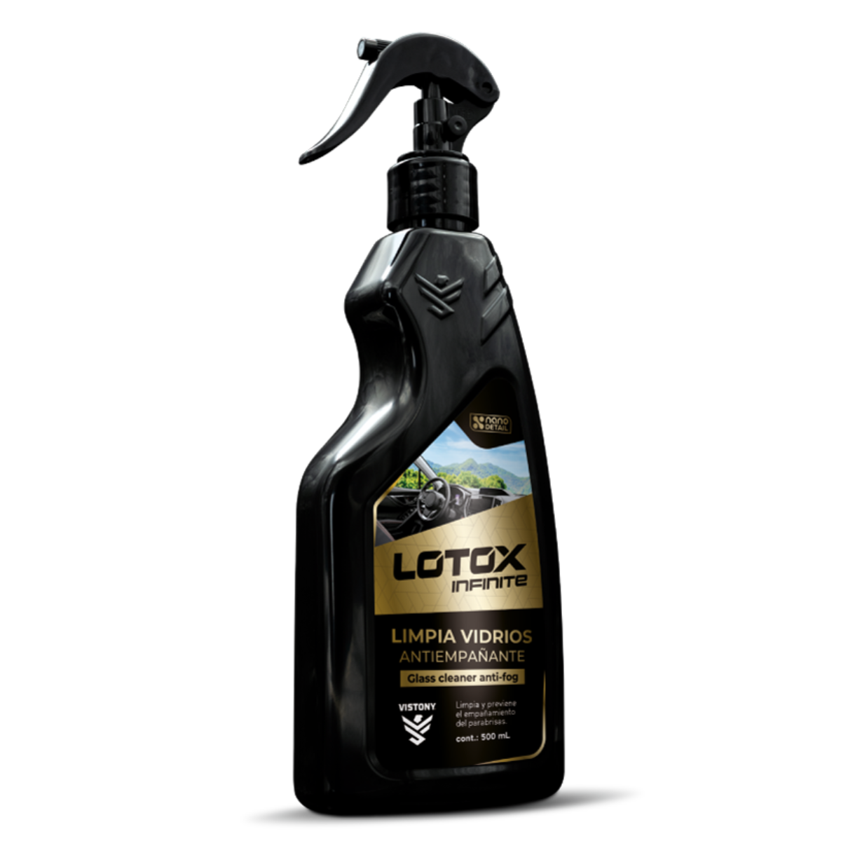 Limpia Vidrios Antiempañante Lotox Infinite 500 ml
