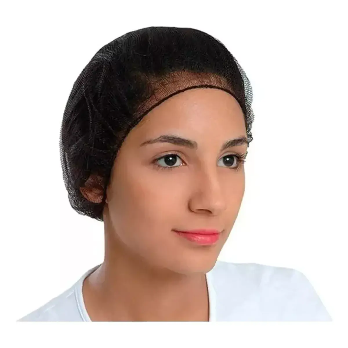 Gorro Redecilla De Pelo Negra 100 Unidades (malla), CleanCa