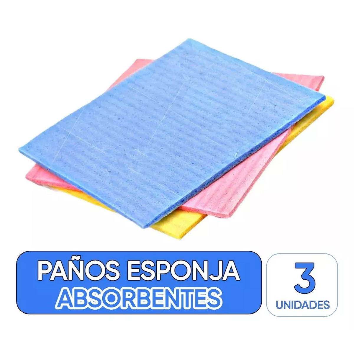 Paño Esponja Ultra Absorbente 3 Unidades