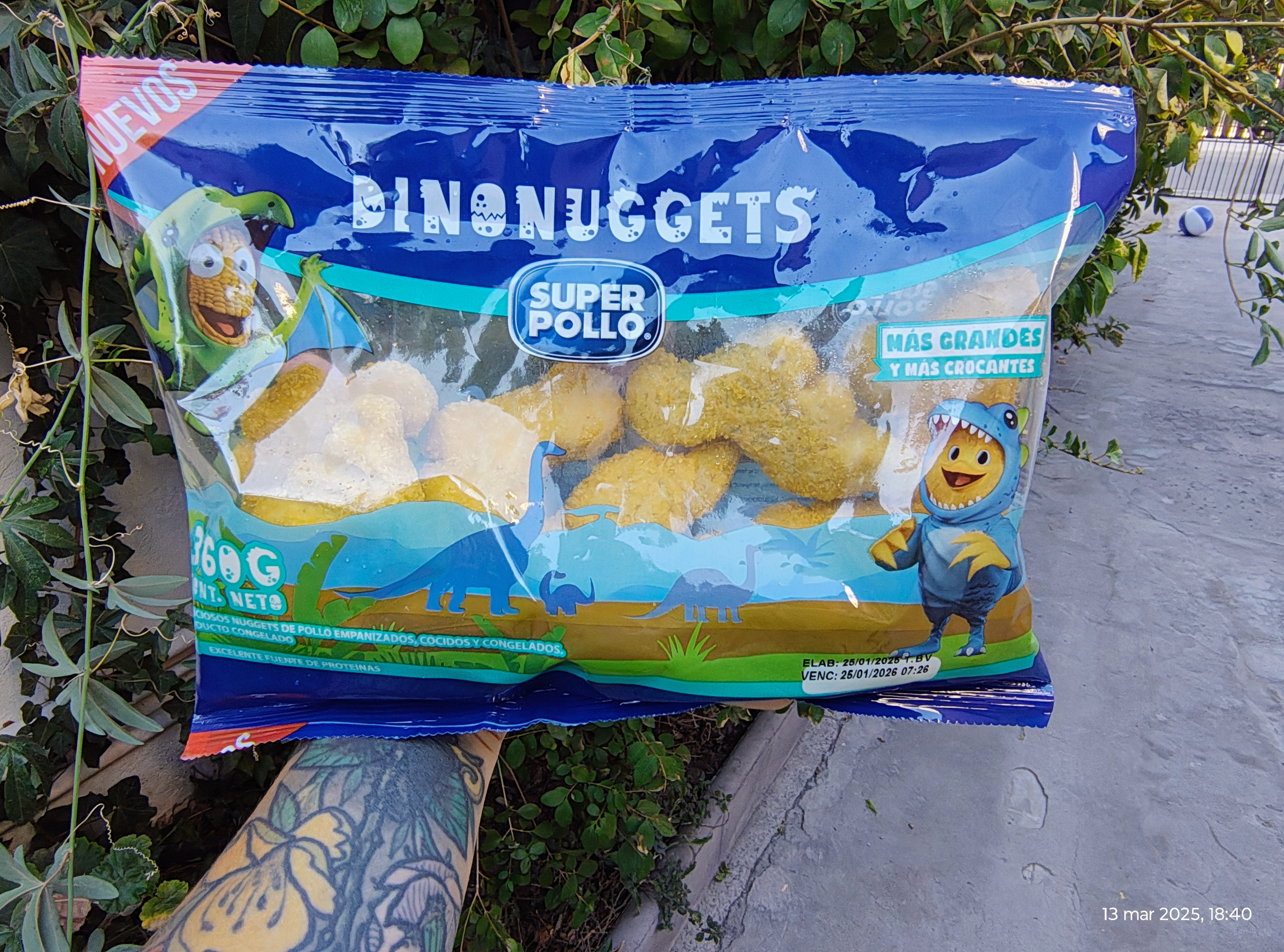 Dino Nugget 360g - Super Pollo