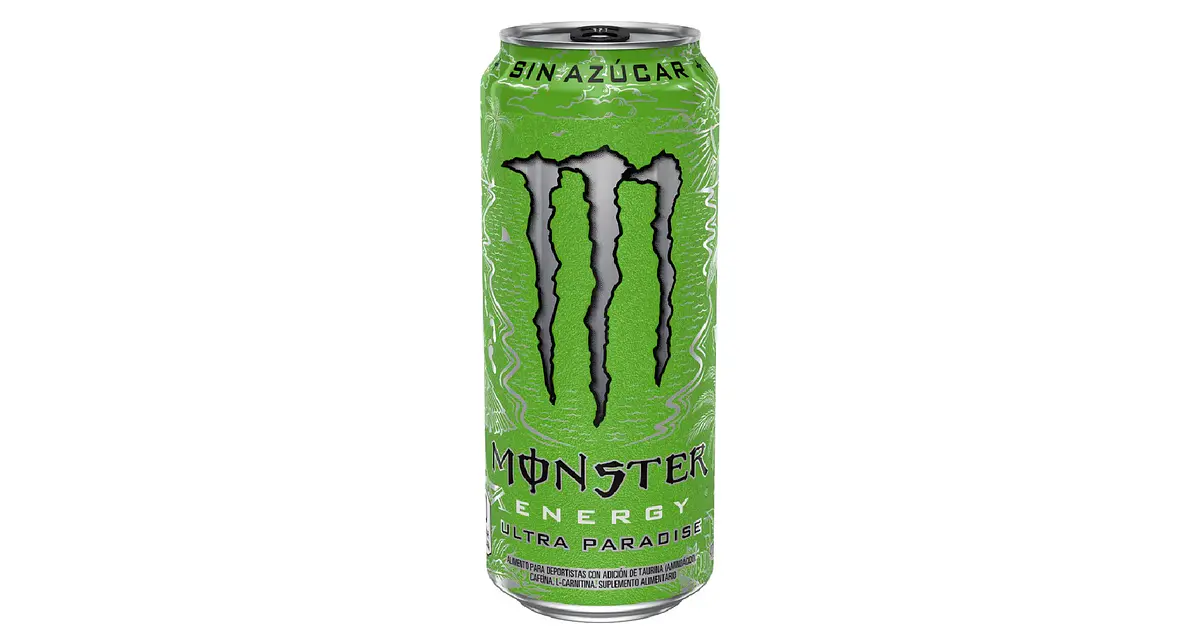 Bebida energética Monster ultra paradise sin azúcar lata 473