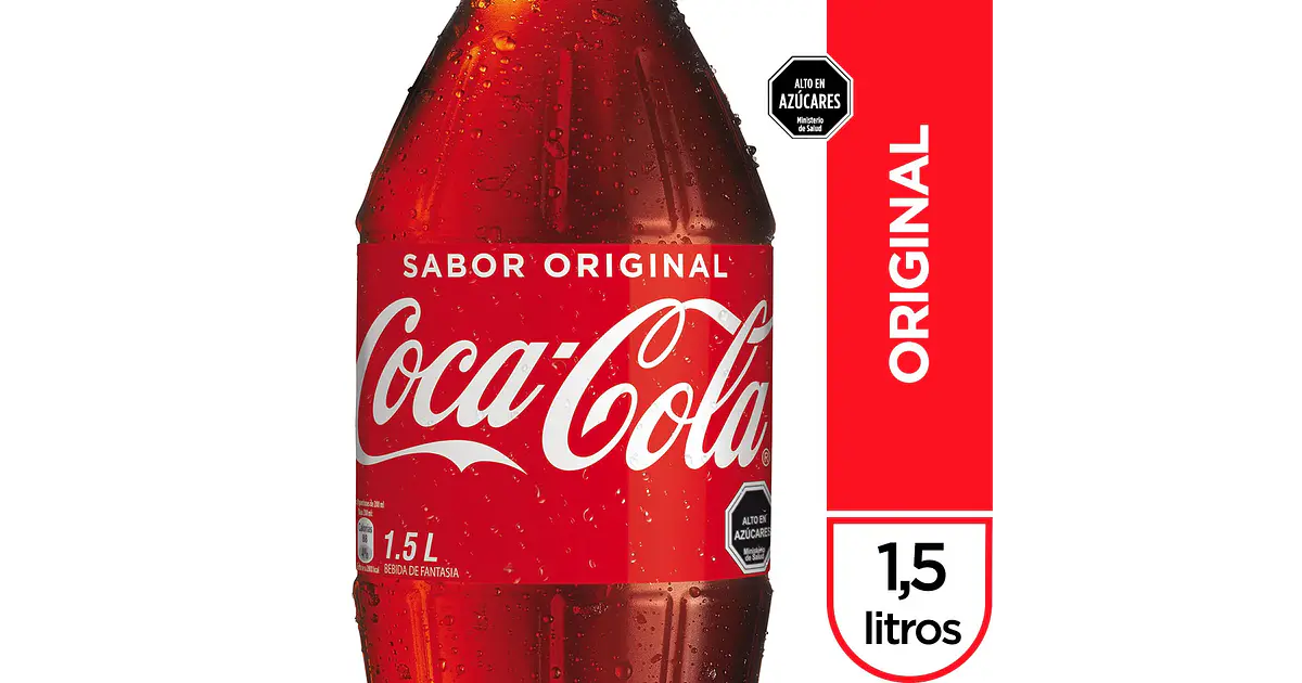 Bebida Coca Cola original 1.5 L