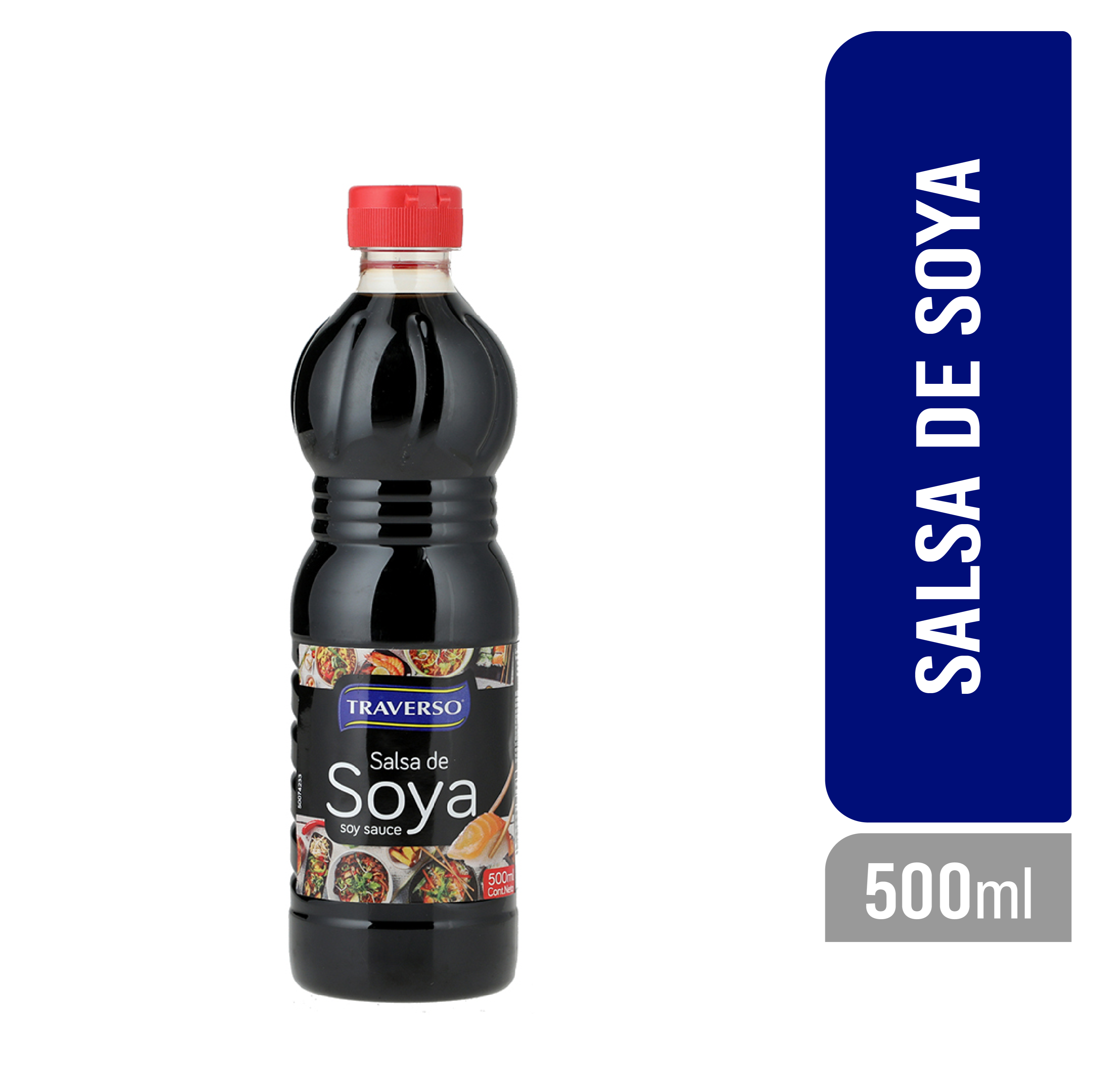 Salsa de Soya 500ml Traverso
