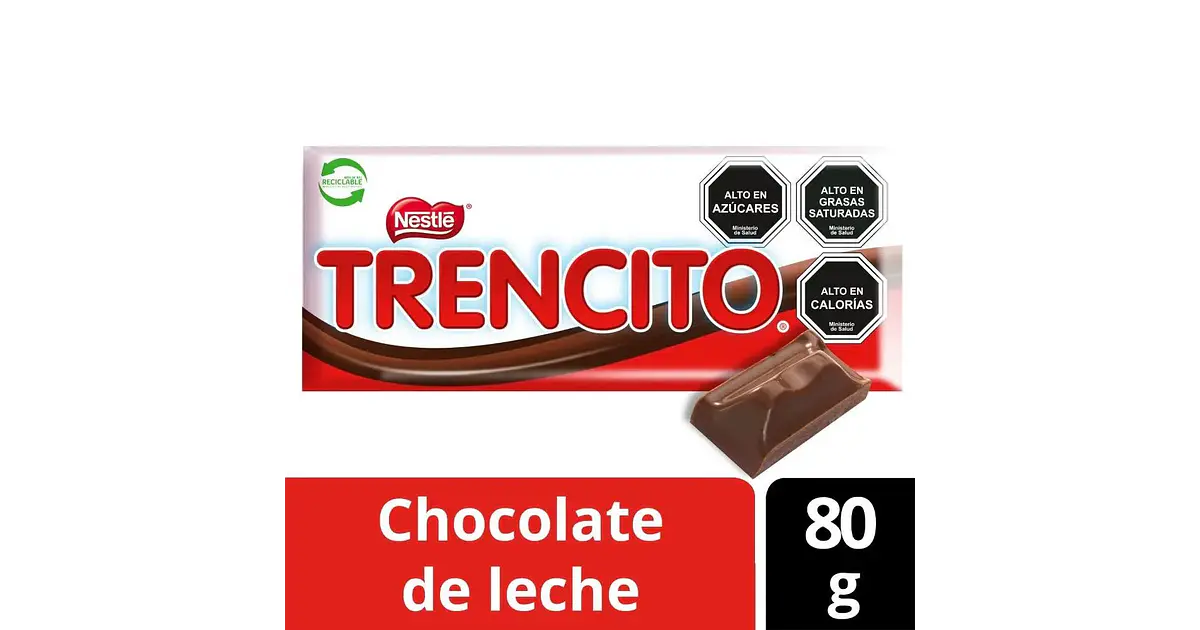 Chocolate de leche Trencito 80g