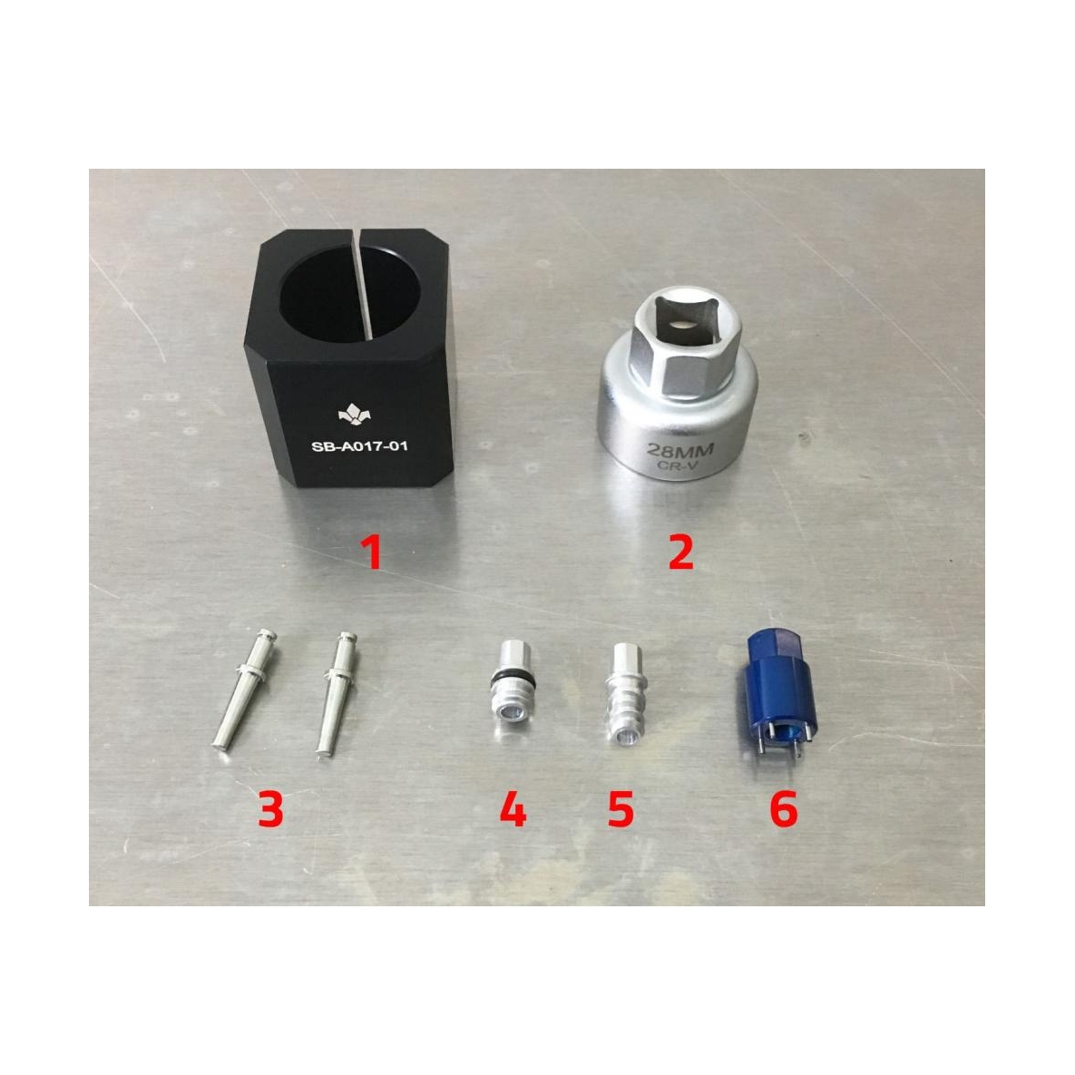 Set Herramientas Suspensión Formula (Sin Steerer Tool)