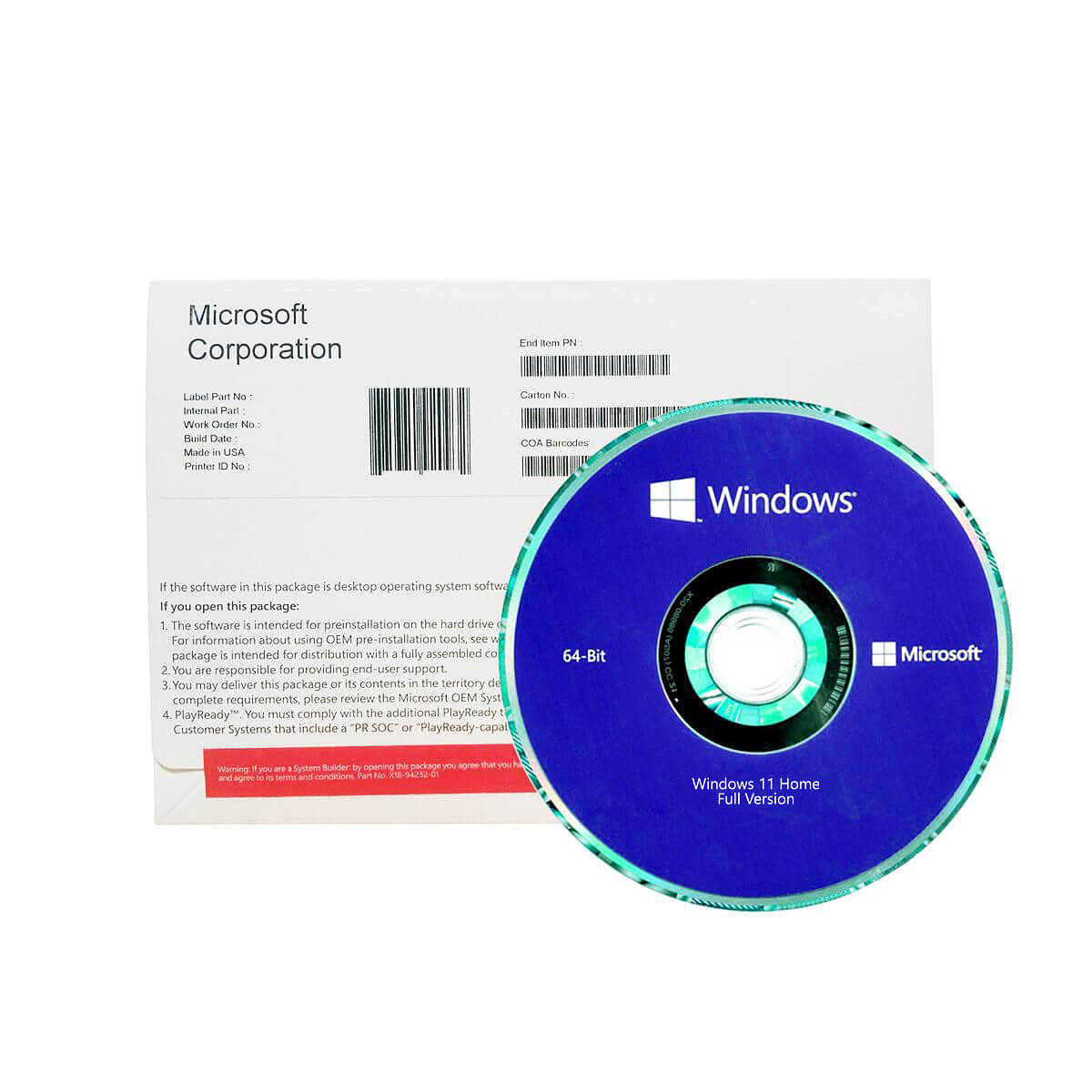 Sistema Operativo | Microsoft Windows 11 HOME / OEM DVD Espa ...