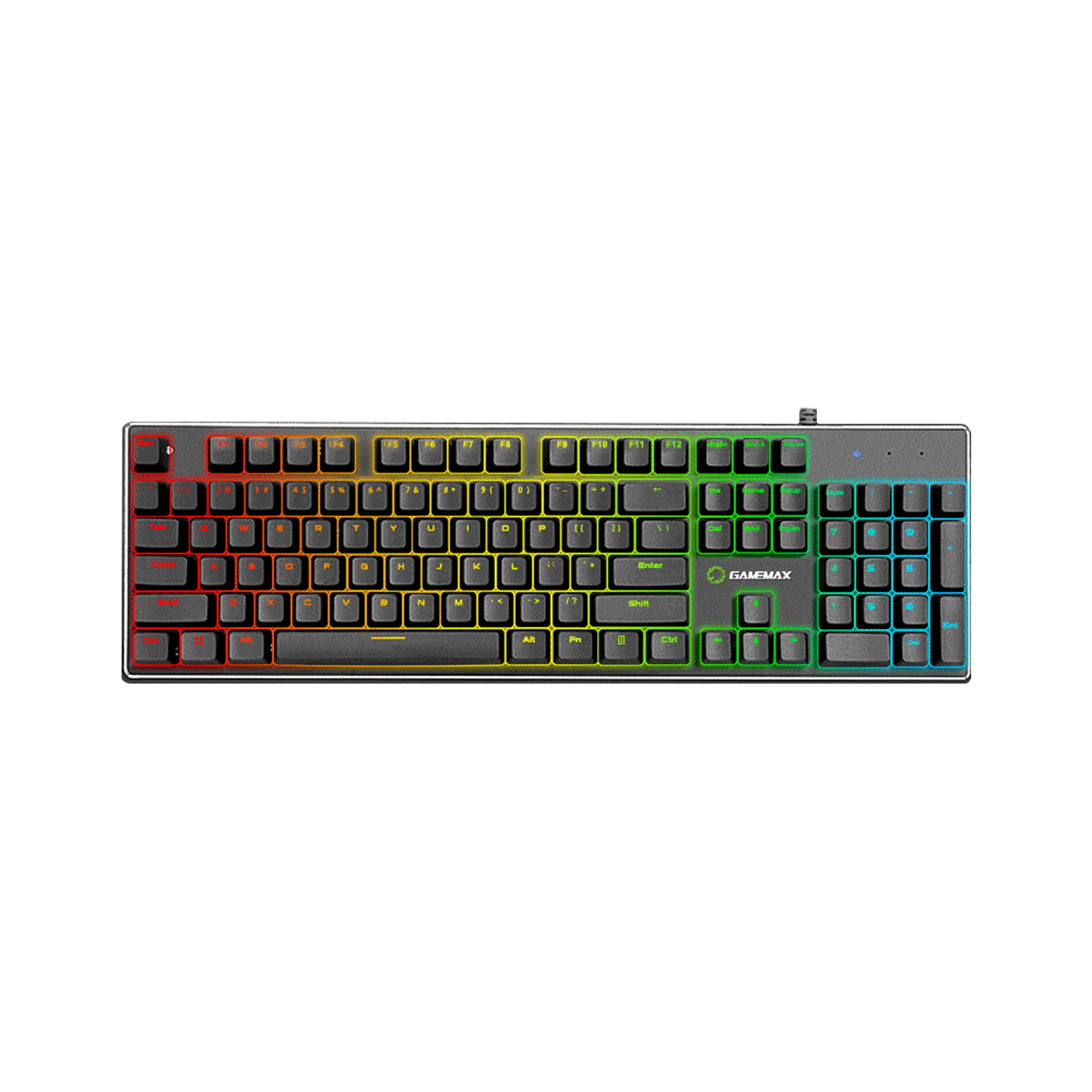 Teclado Gamer Mecanico Gamemax Fullsize Rgb Usb Kg901 | CompuElite Chile