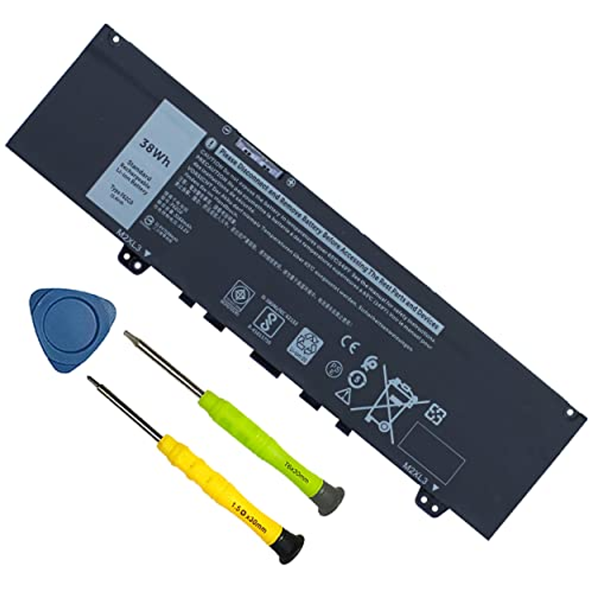 Batería 38WH para Dell Inspiron 13 7000 2 en 1 i7373, 737...