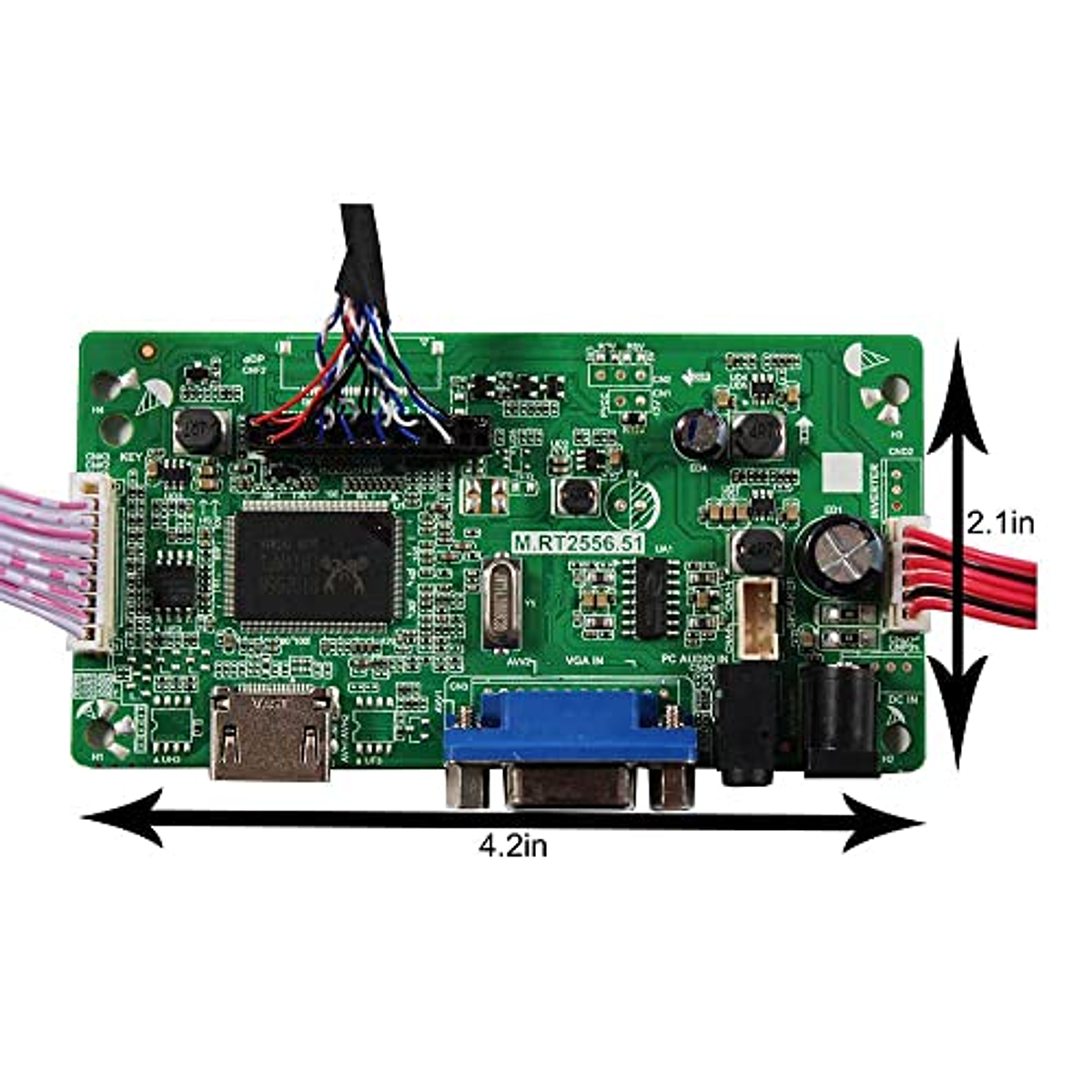 FanyiTek, placa controladora HDMI VGA eDP para pantalla LCD
