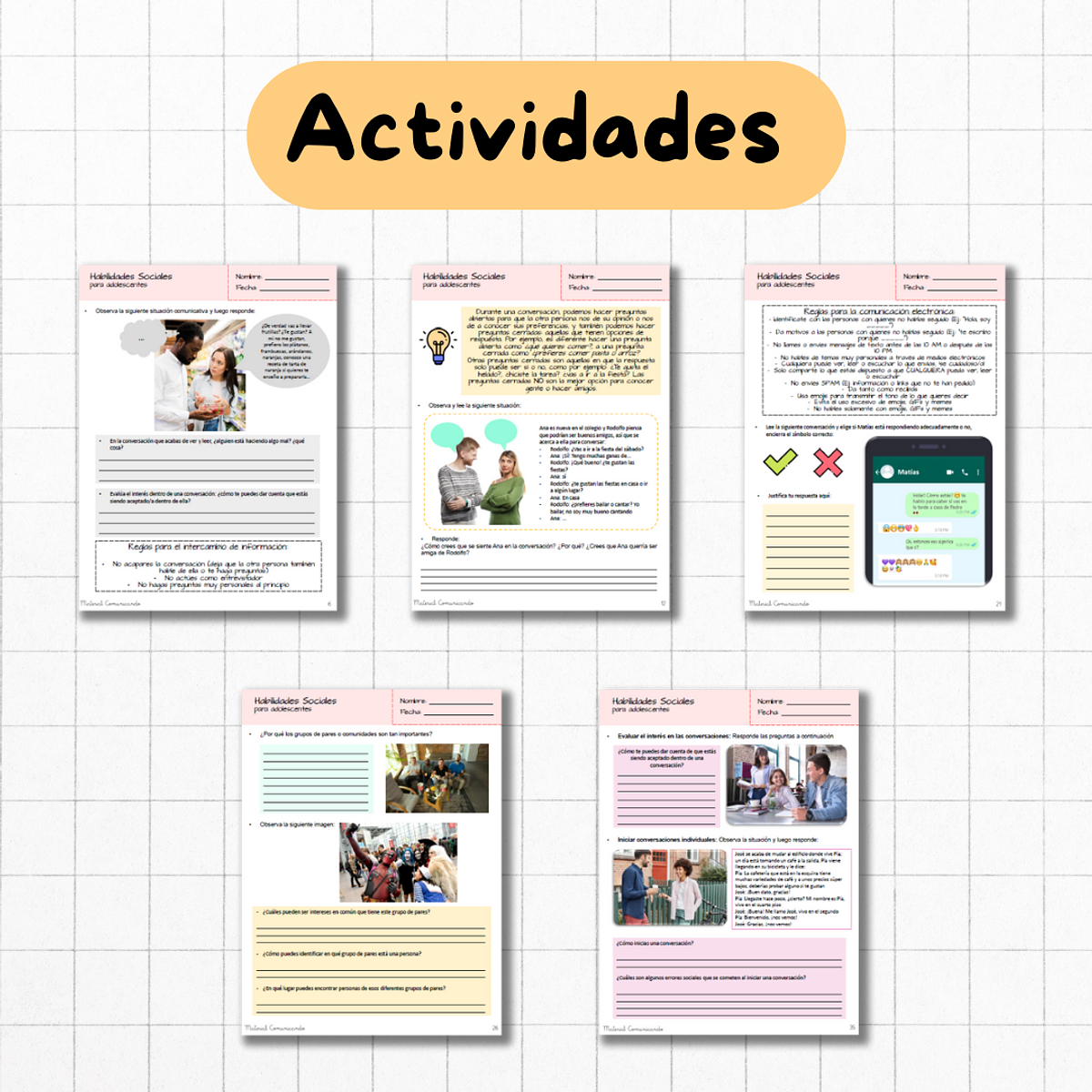 Cuadernillo Habilidades Sociales 2: Adolescentes