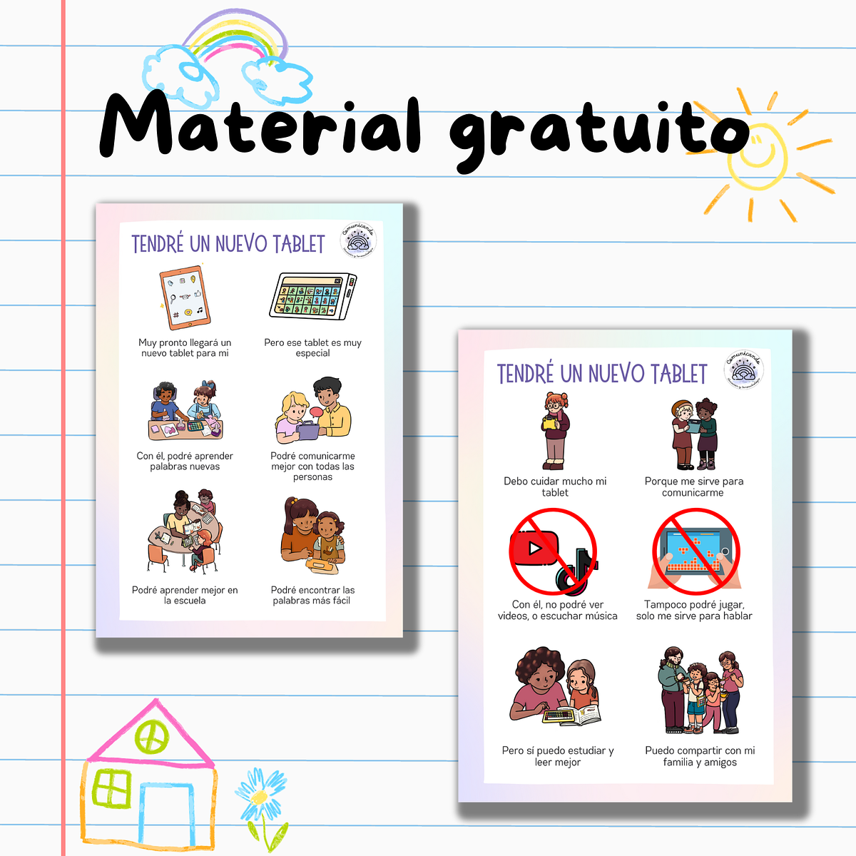 Historia social: Tendré un nuevo Tablet (CAA)