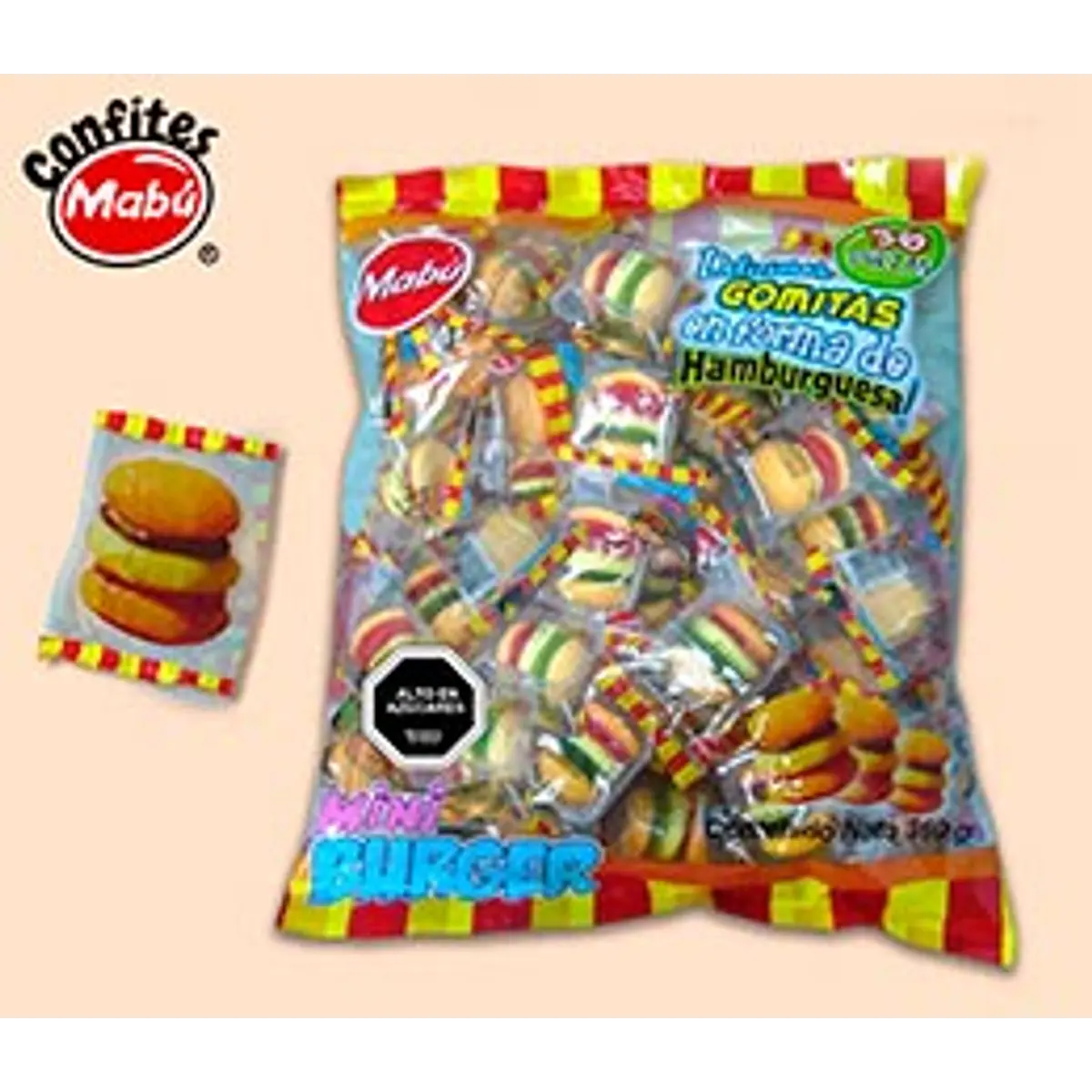MINI HAMBURGUESA MABU X 36 UN | CONFITERIA CONFIMAX CALAMA