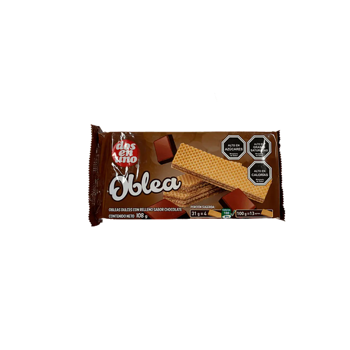 GALLETA OBLEA DOS EN UNO 105 GRS | CONFITERIA CONFIMAX CALAMA