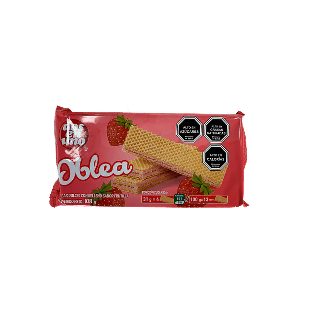 GALLETA OBLEA DOS EN UNO 105 GRS | CONFITERIA CONFIMAX CALAMA