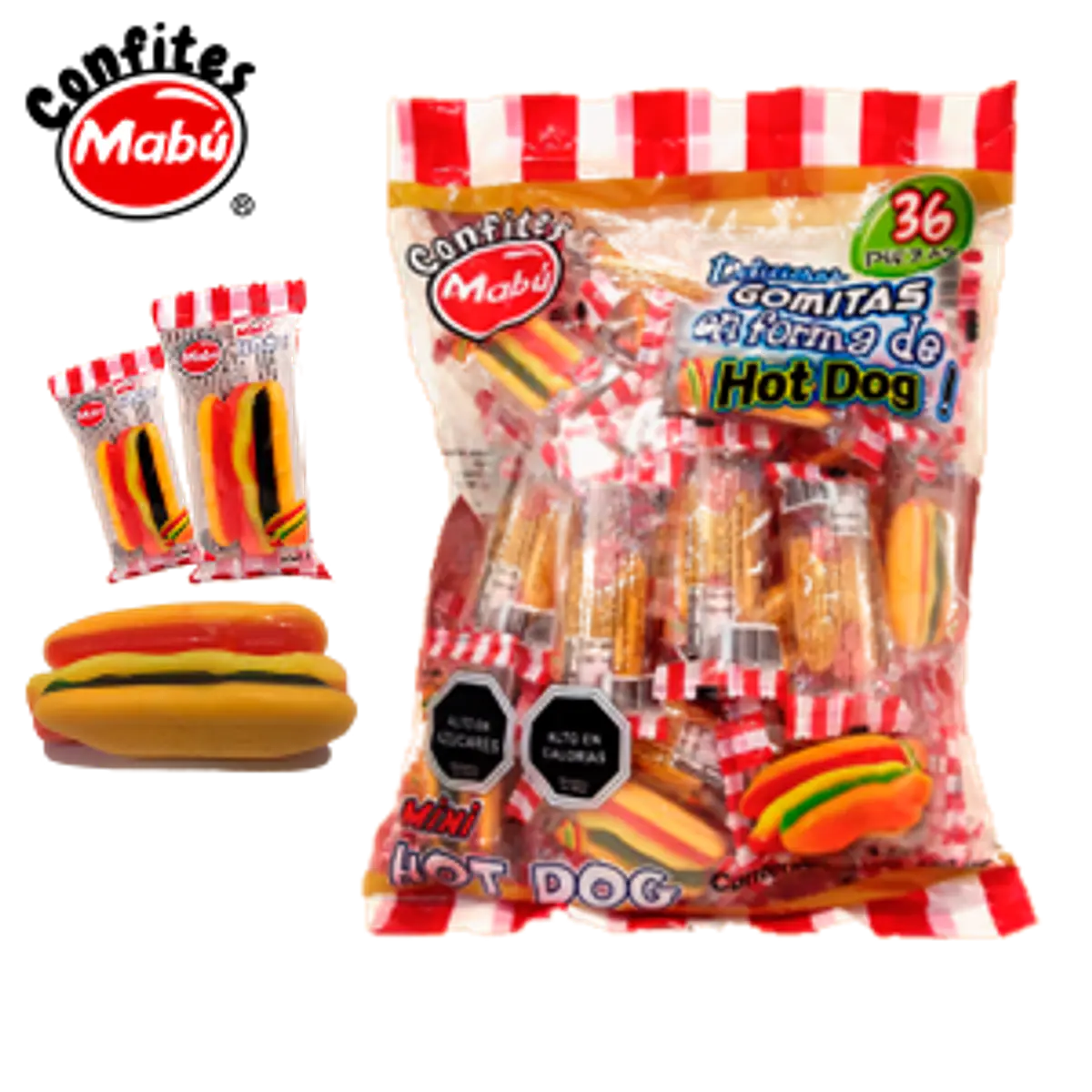 MINI HOTDOG MABU X 36 UN | CONFITERIA CONFIMAX CALAMA