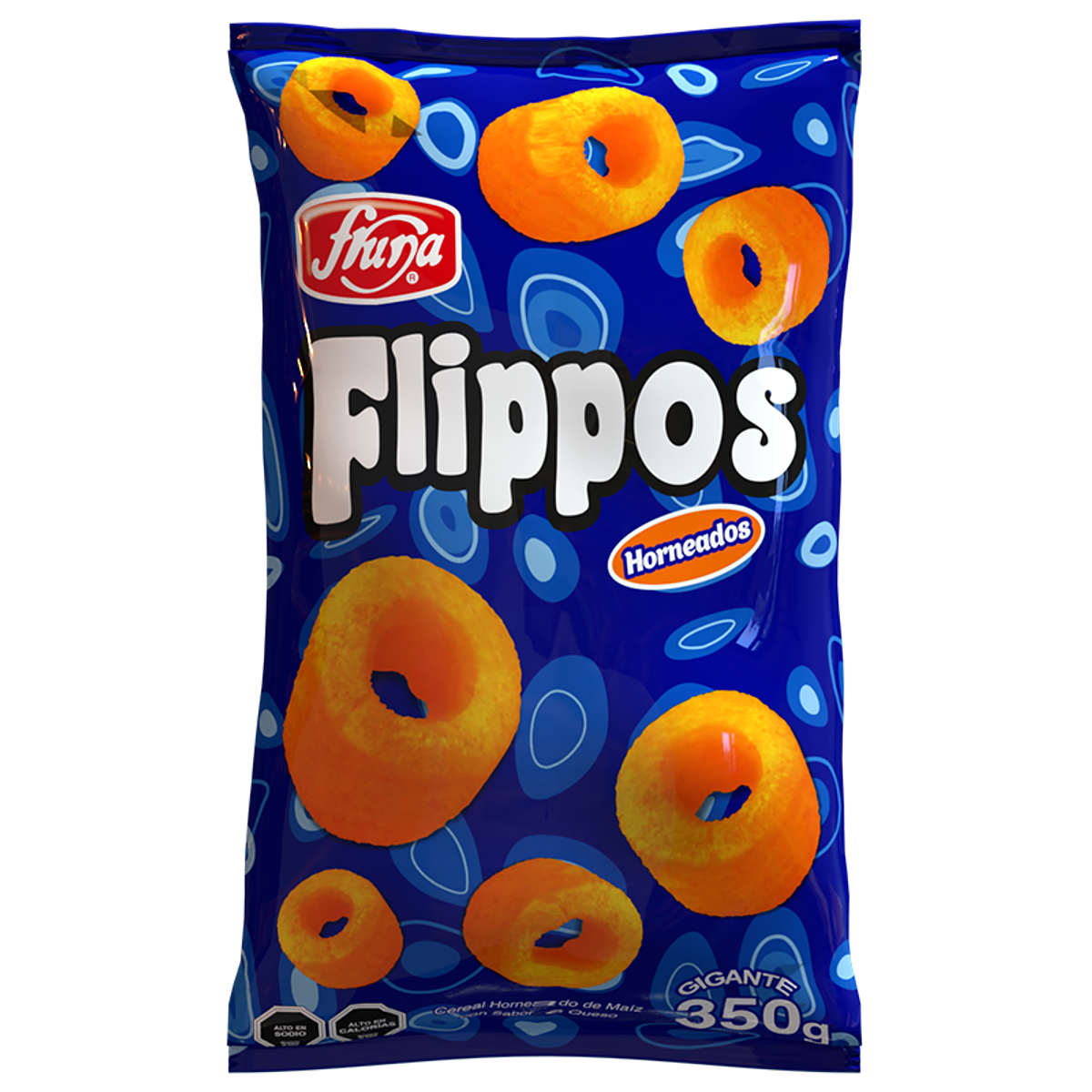 FLIPOS HORNEADOS MEGA 350 GR | CONFITERIA CONFIMAX CALAMA
