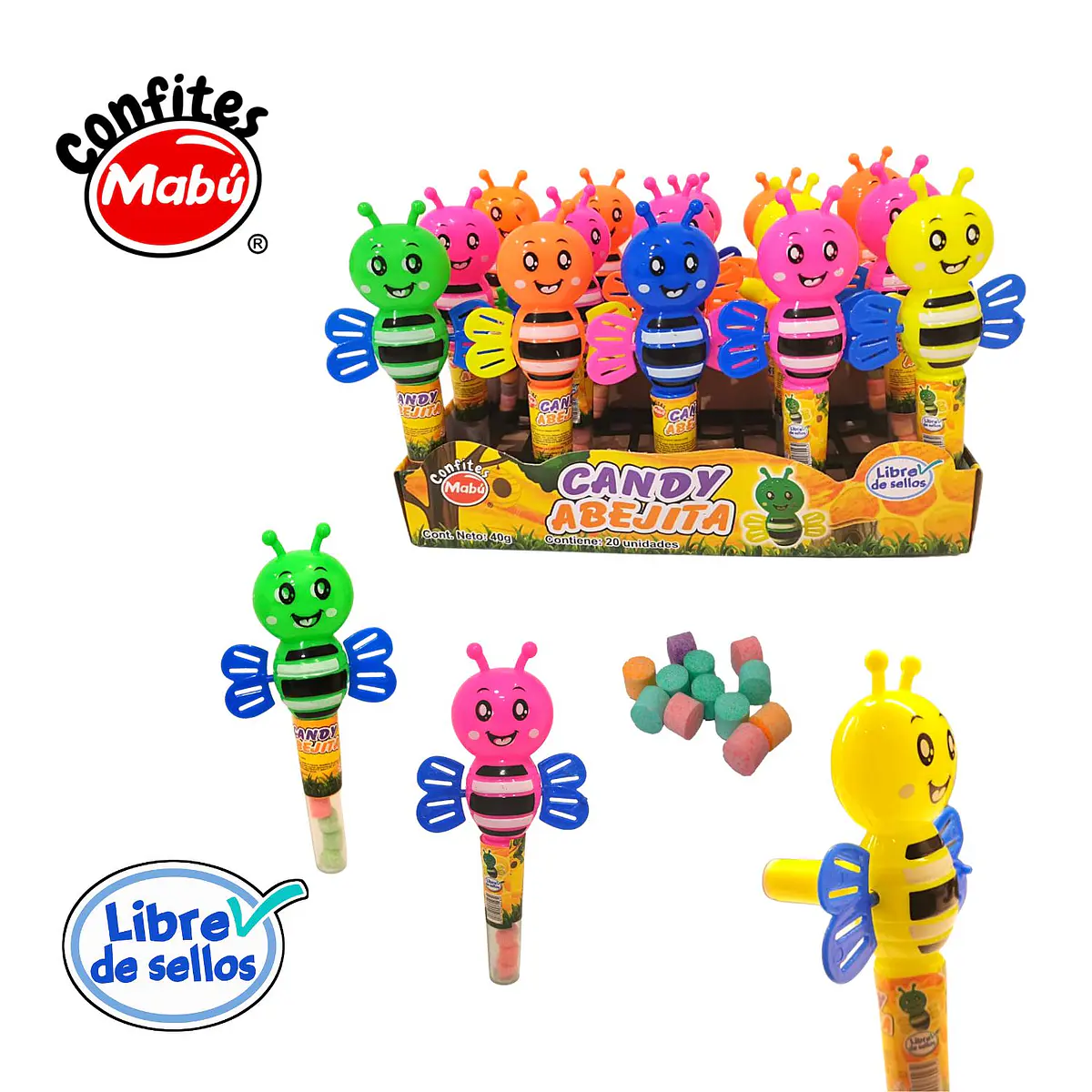 CANDY ABEJITA X 20 UN | CONFITERIA CONFIMAX CALAMA