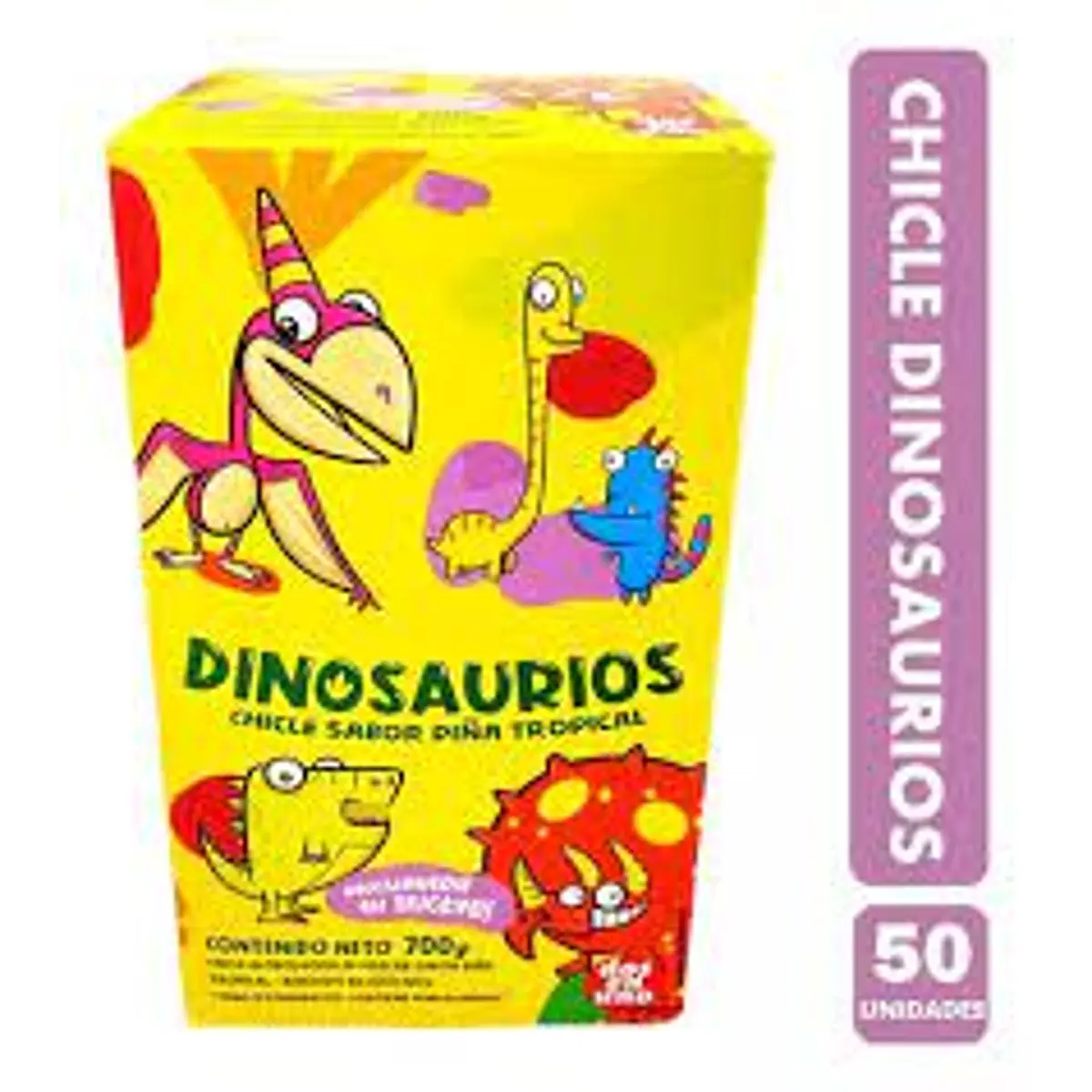 CHICLE DINOSAURIO DEU X 50 UN | CONFITERIA CONFIMAX CALAMA