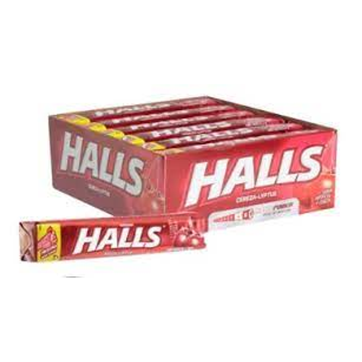 HALLS CEREZA LYPTUS X 12 UN | CONFITERIA CONFIMAX CALAMA