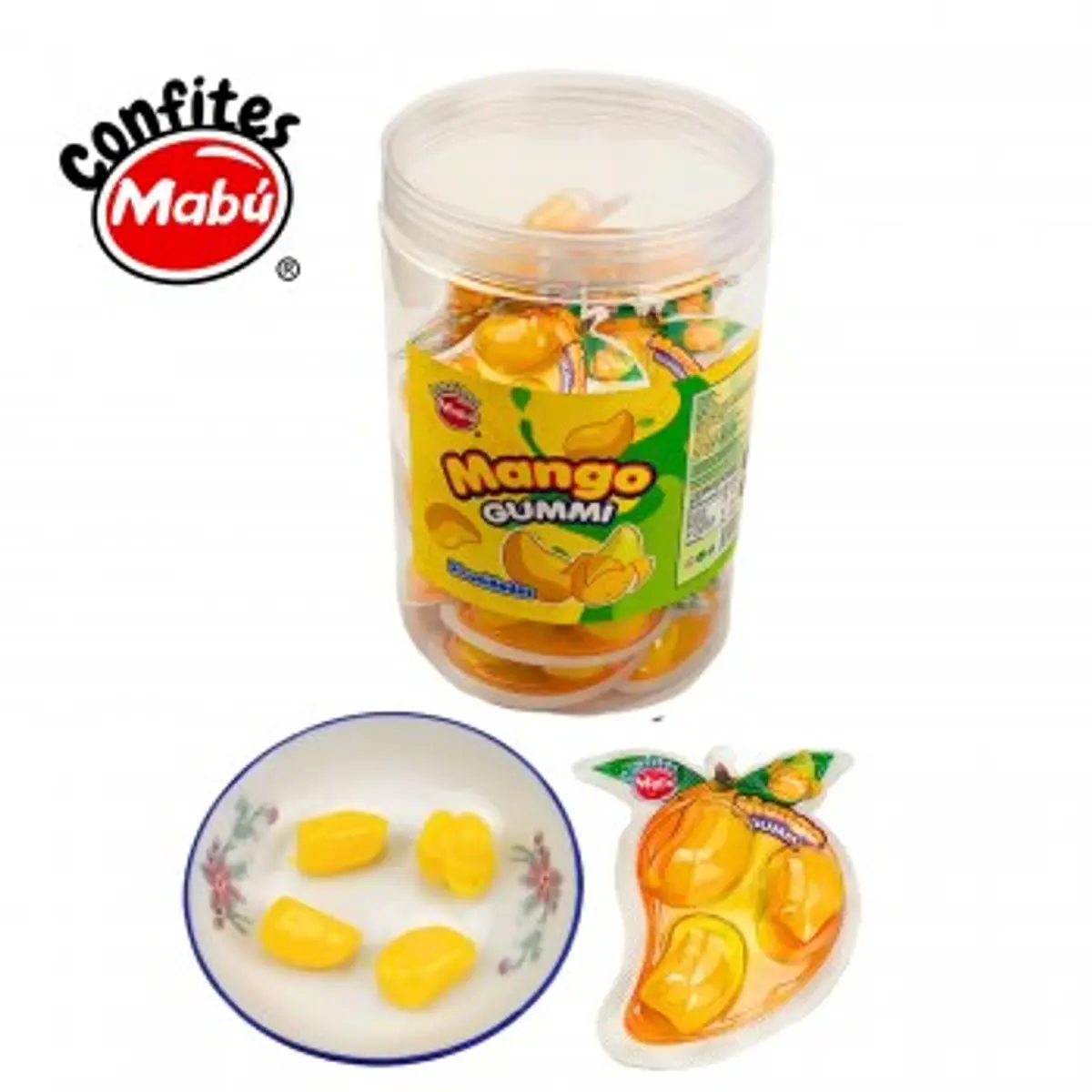 GUMMI MANGO X 30 UN | CONFITERIA CONFIMAX CALAMA