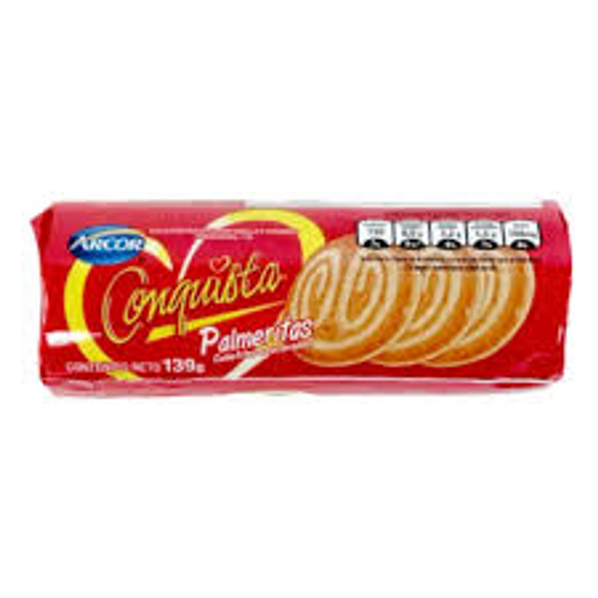 GALLETA CONQUISTA ROLLO 139 GRS | CONFITERIA CONFIMAX CALAMA