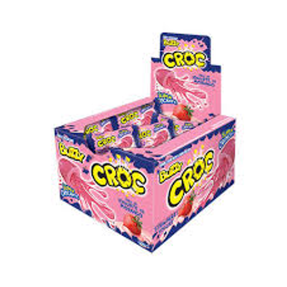 CHICLE BUZZY CROC YOGURT FRUTILLA FRESA X 40 UN | CONFITERIA CONFIMAX ...