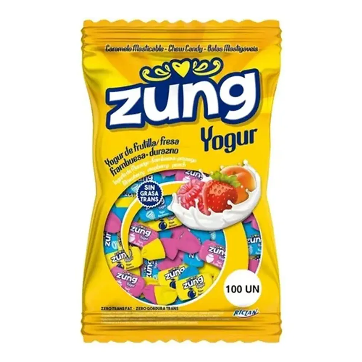 MASTICABLE ZUNG X 100 UN | CONFITERIA CONFIMAX CALAMA