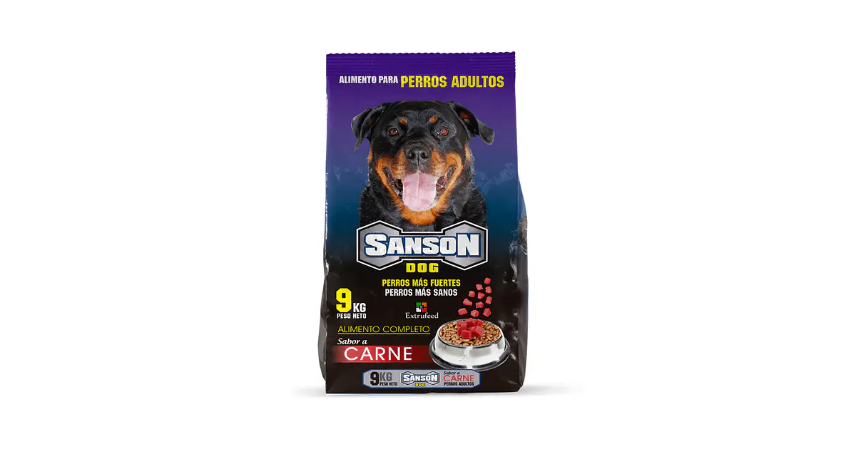 Sanson Dog Adulto 9 kg | Fuerza y energía con sabor a carne