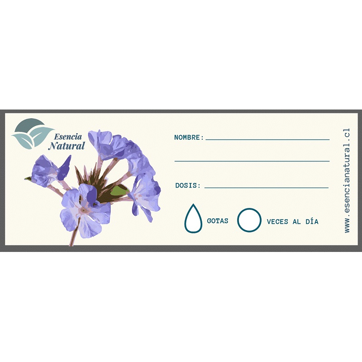 Etiquetas para flores