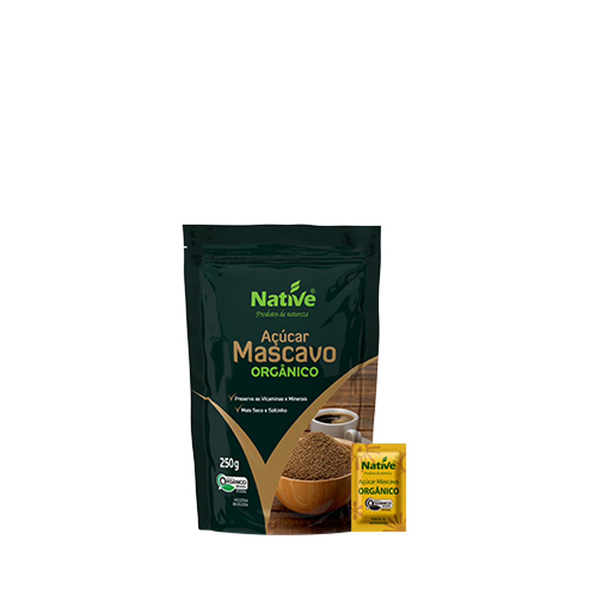 AZÚCAR MORENO ORGÁNICO NATIVE 250 g