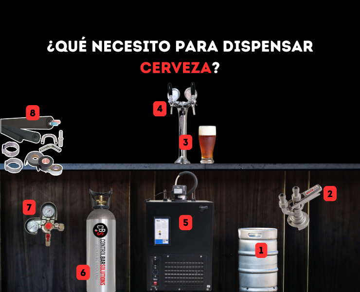 ¿Que necesito para dispensar cerveza de barril?