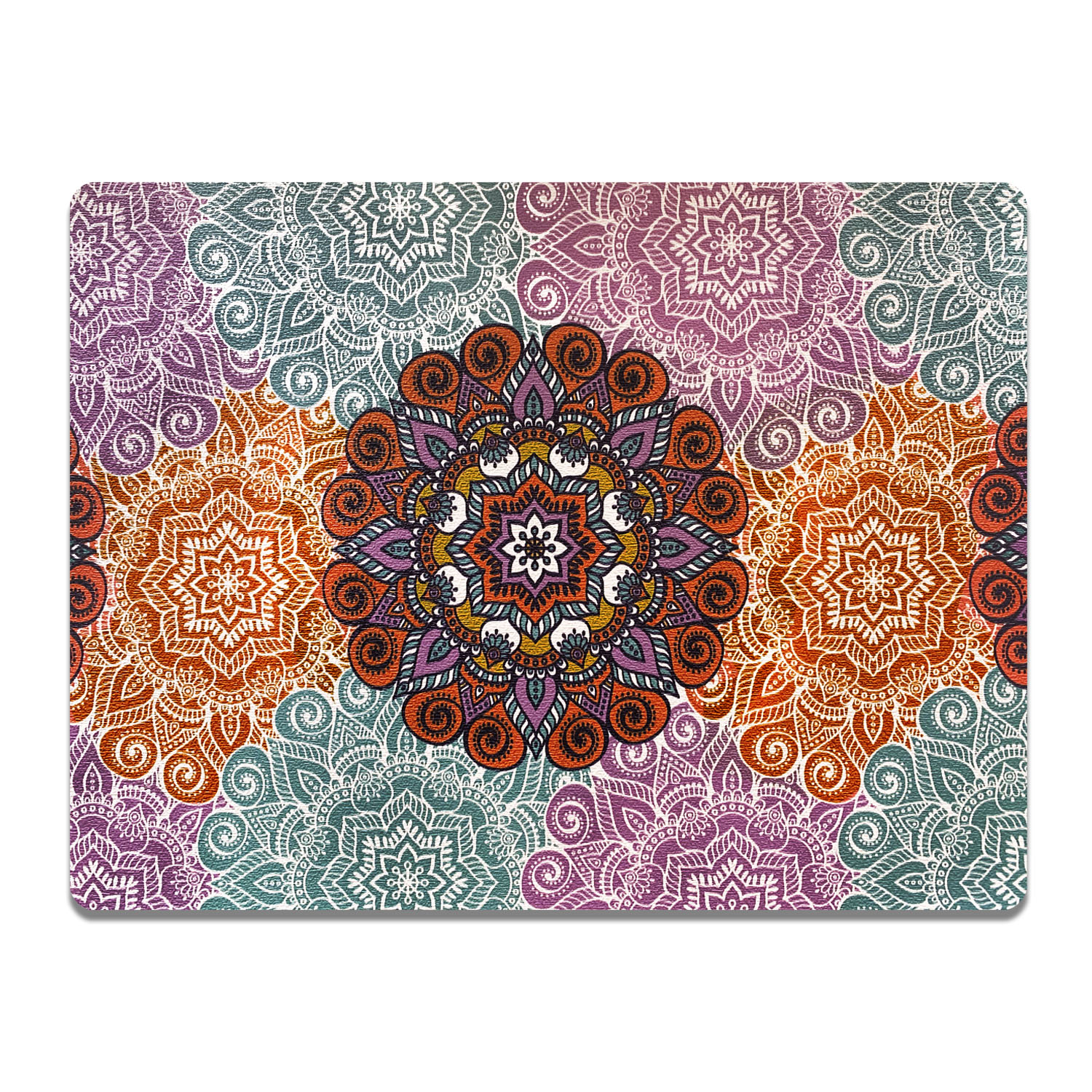 Set 8 Individuales Mandalas Rectangular