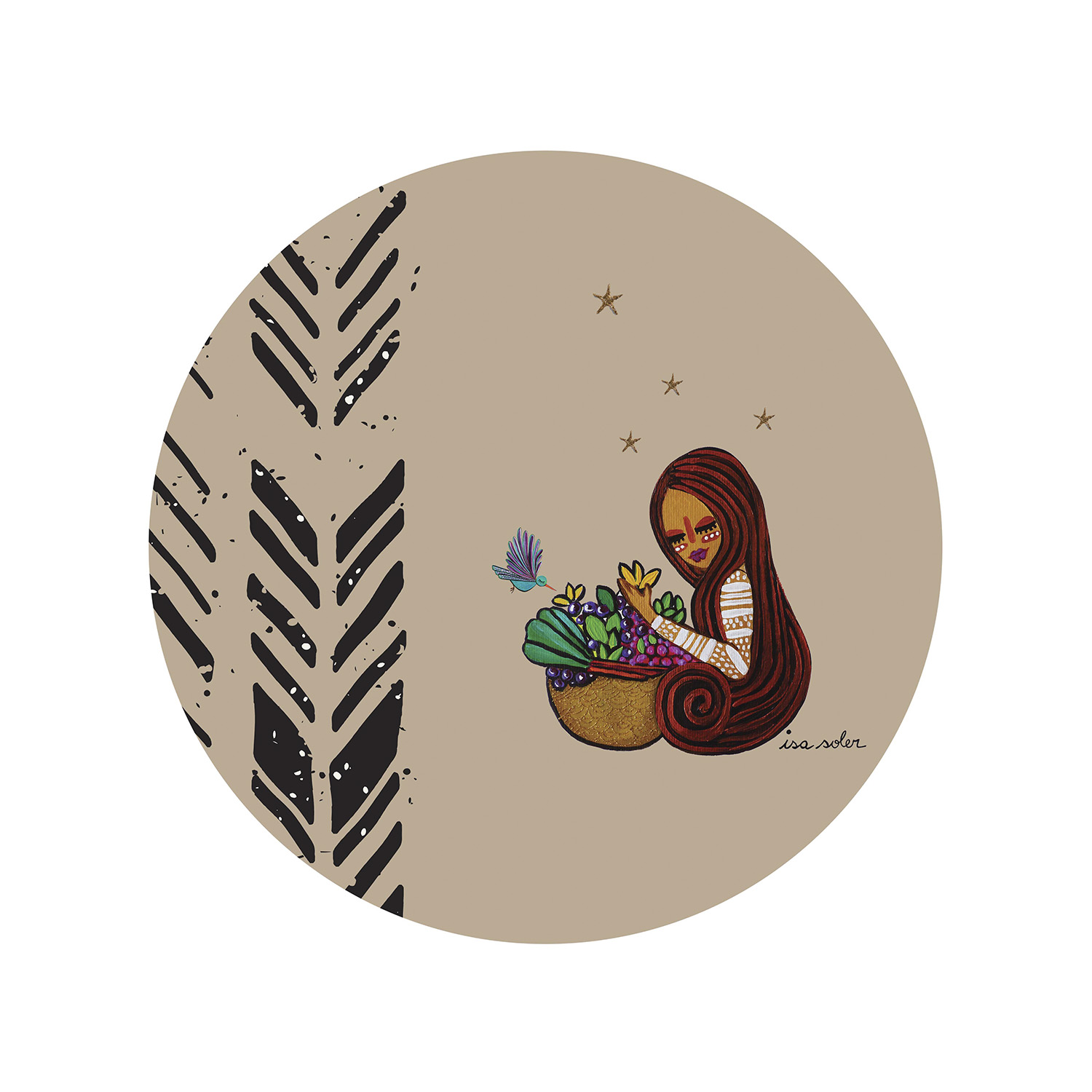 Set 6 Individuales Mona Canasto