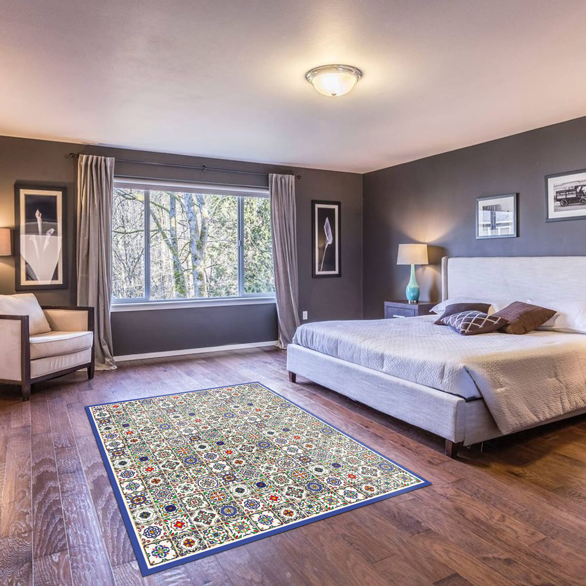 Baldosa Color Española - Alfombra Deco: Davanti