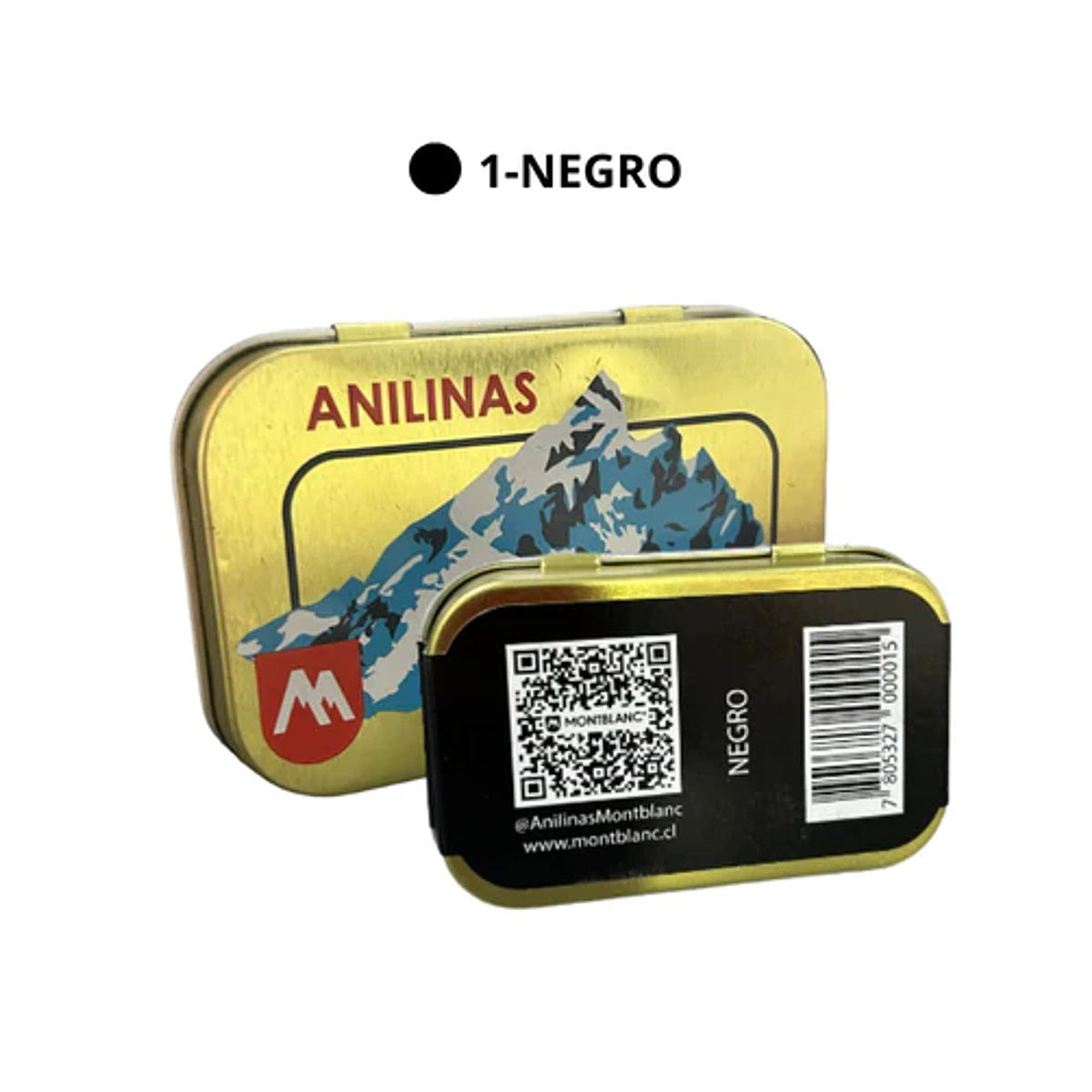 Cajita Dorada Color Negro