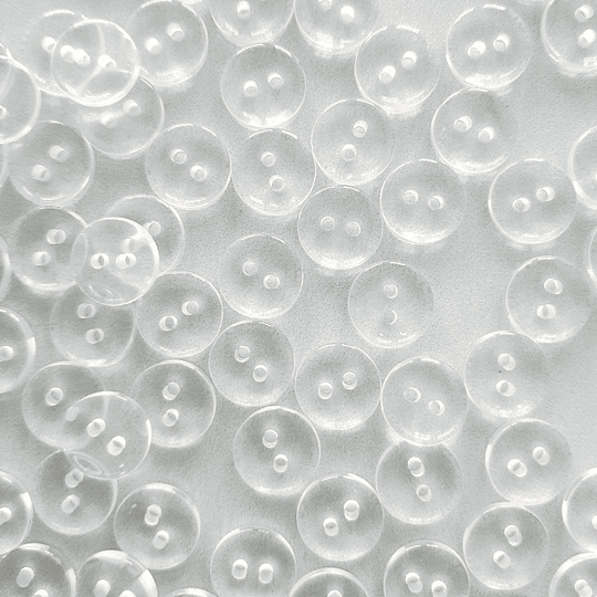 Set 6 Botones Transparentes