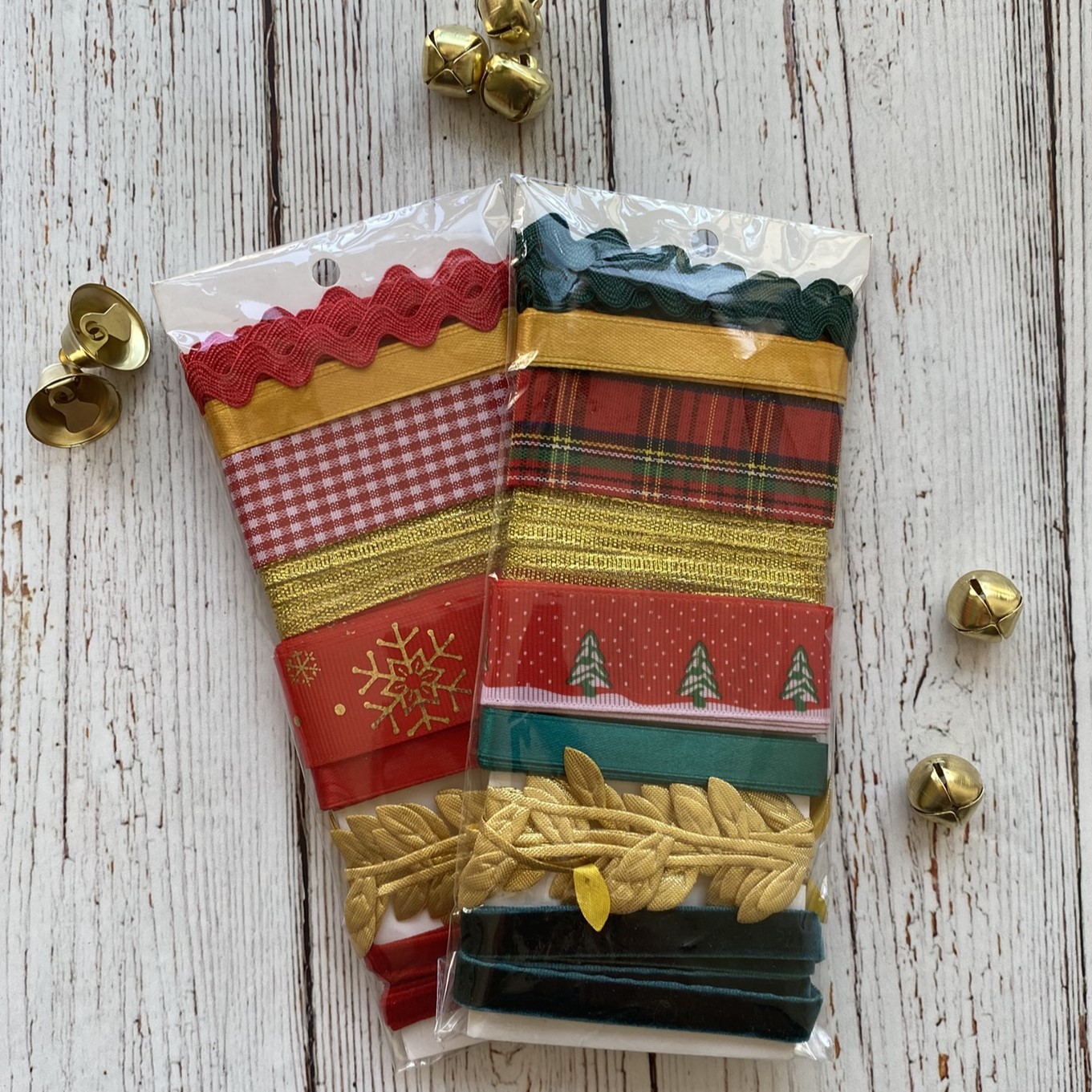 Set de cintas navideñas