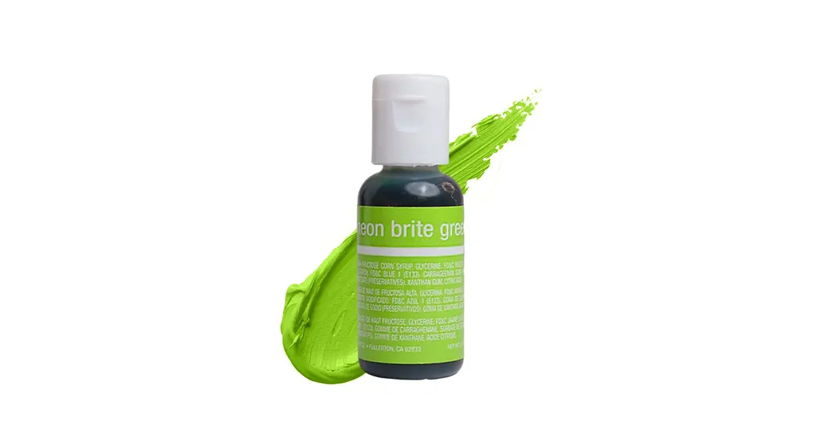 Colorante en Gel Verde Neón Neon Brite Green | Comestible