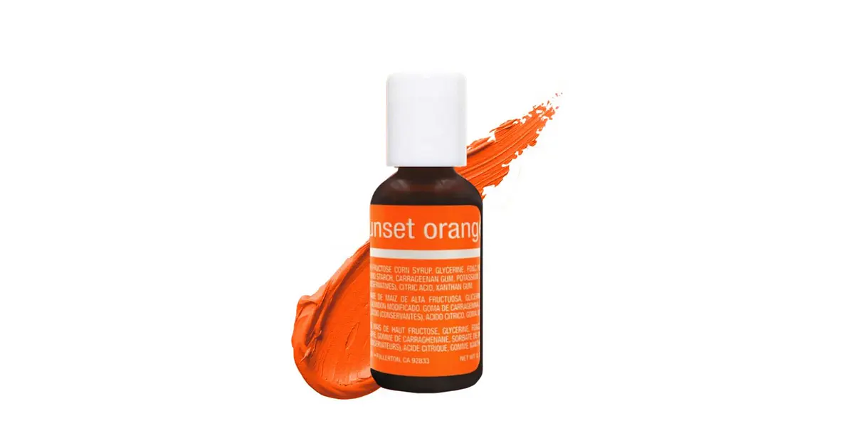 Colorante en Gel Naranja Sunset Orange | Reposteria
