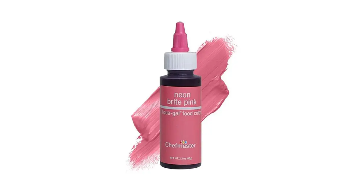 Colorante Gel Neon Brite Pink Chefmaster 65 gr