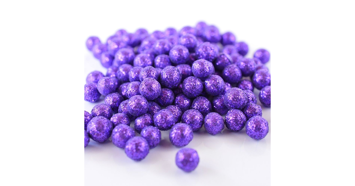 Perla Diamantada Mediana Morada 30gr