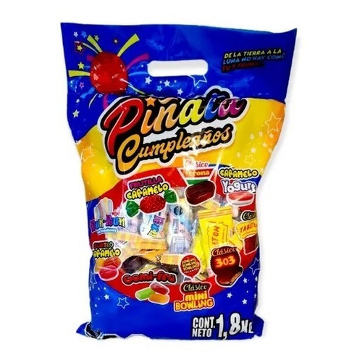 Surtido De Dulces Para Piñata Cotillón Grande 1.8 Kg