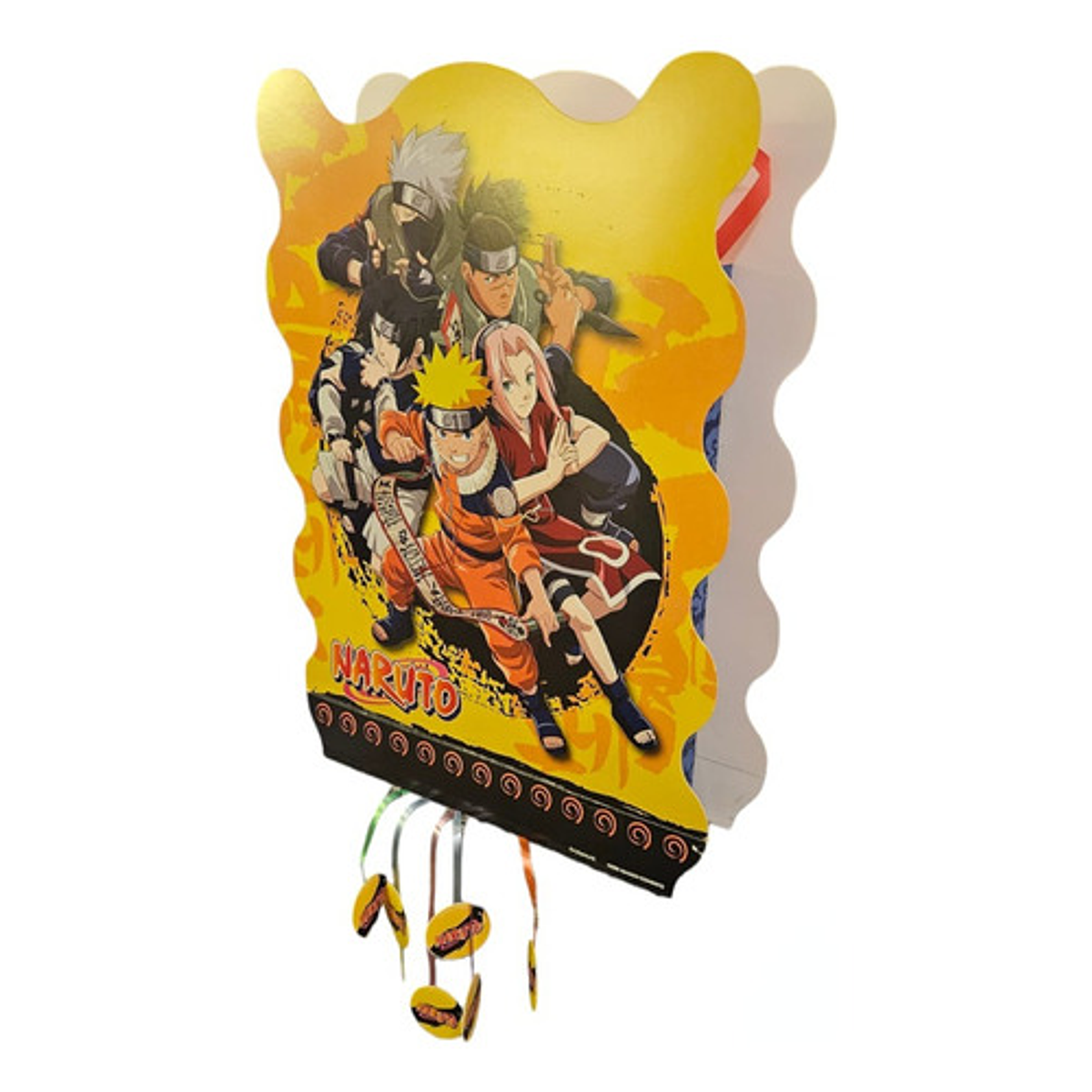 Piñata Plegable De Naruto Para Cumpleaños
