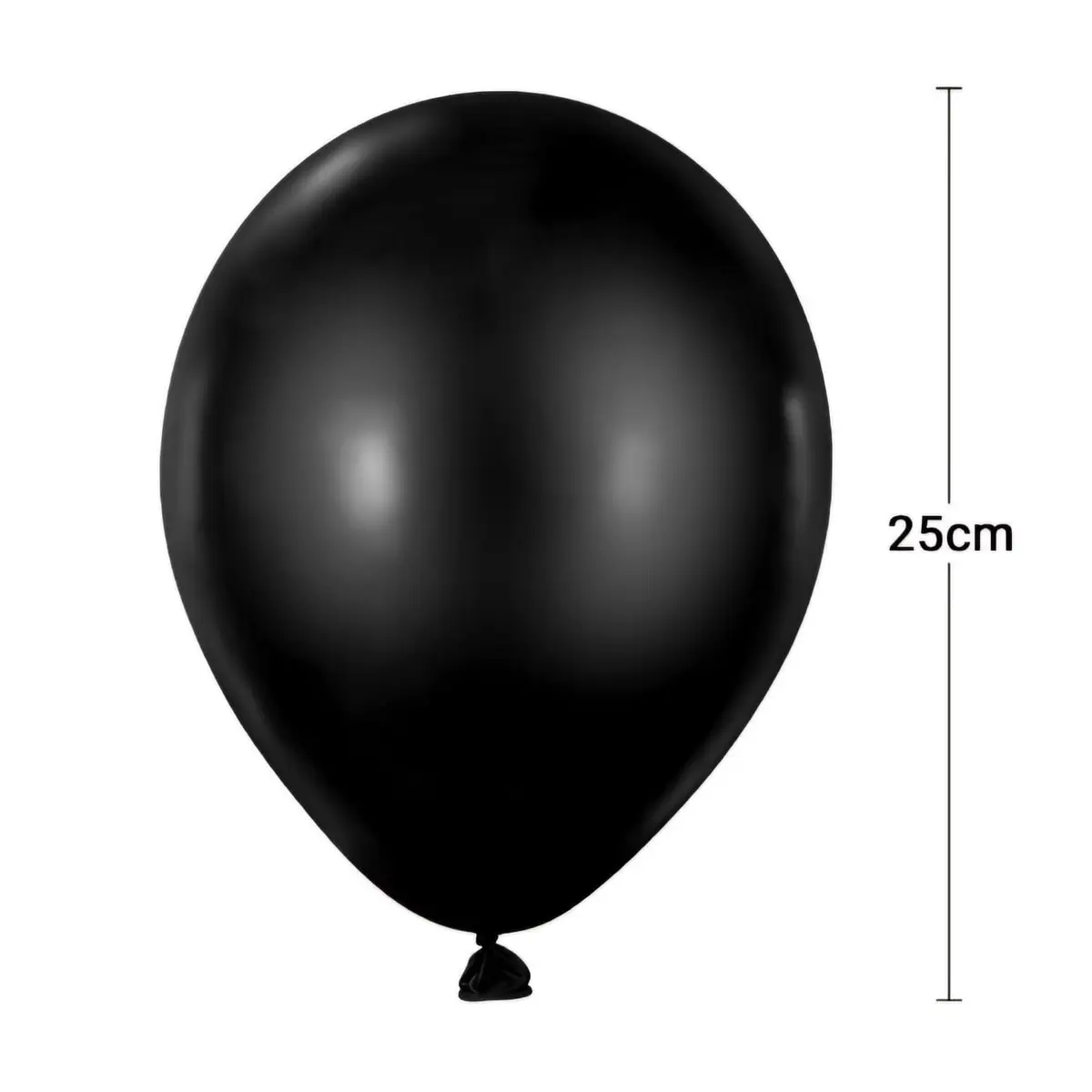 Globo látex negro 50 unidades